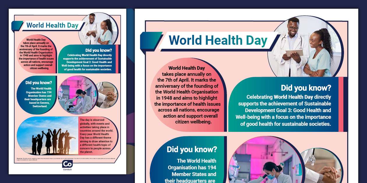 World Health Day Poster