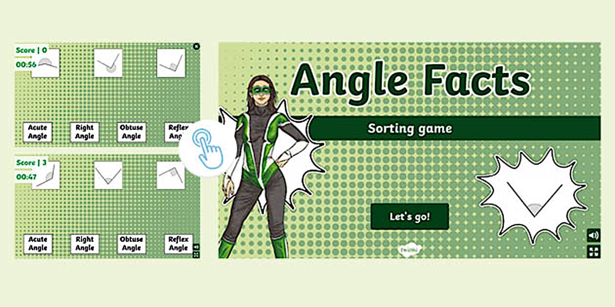 👉 Angle Facts Maths Sorting Game - KS2 Revision - Twinkl
