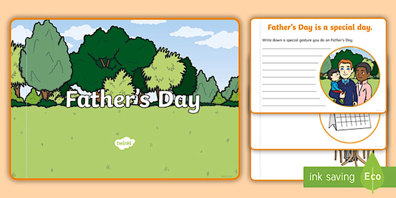 Father's Day Reading Activity Booklet (teacher made)