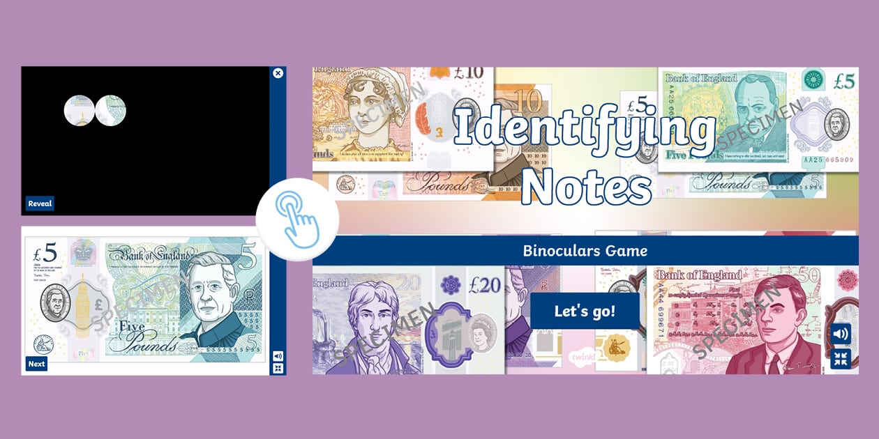 👉 Identifying Notes Interactive Binoculars Game - Twinkl
