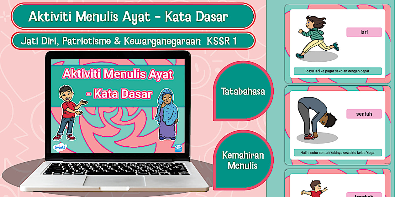 Powerpoint Menulis Ayat - Kata Dasar