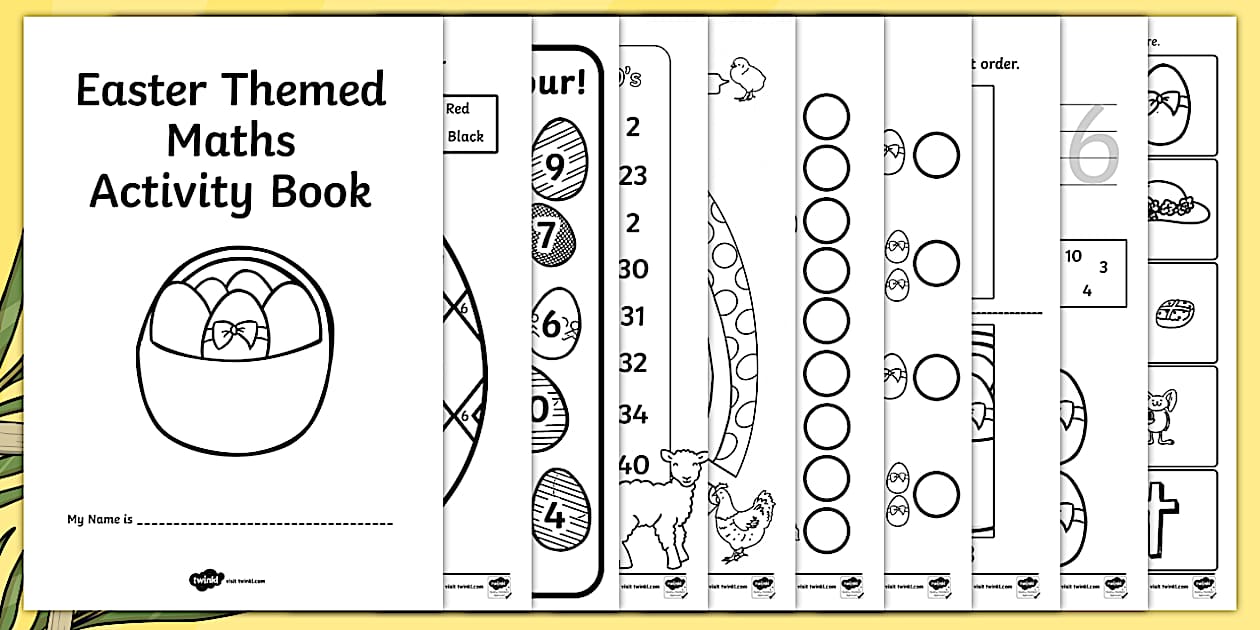 CfE Easter Themed Maths Activity Book (teacher made)