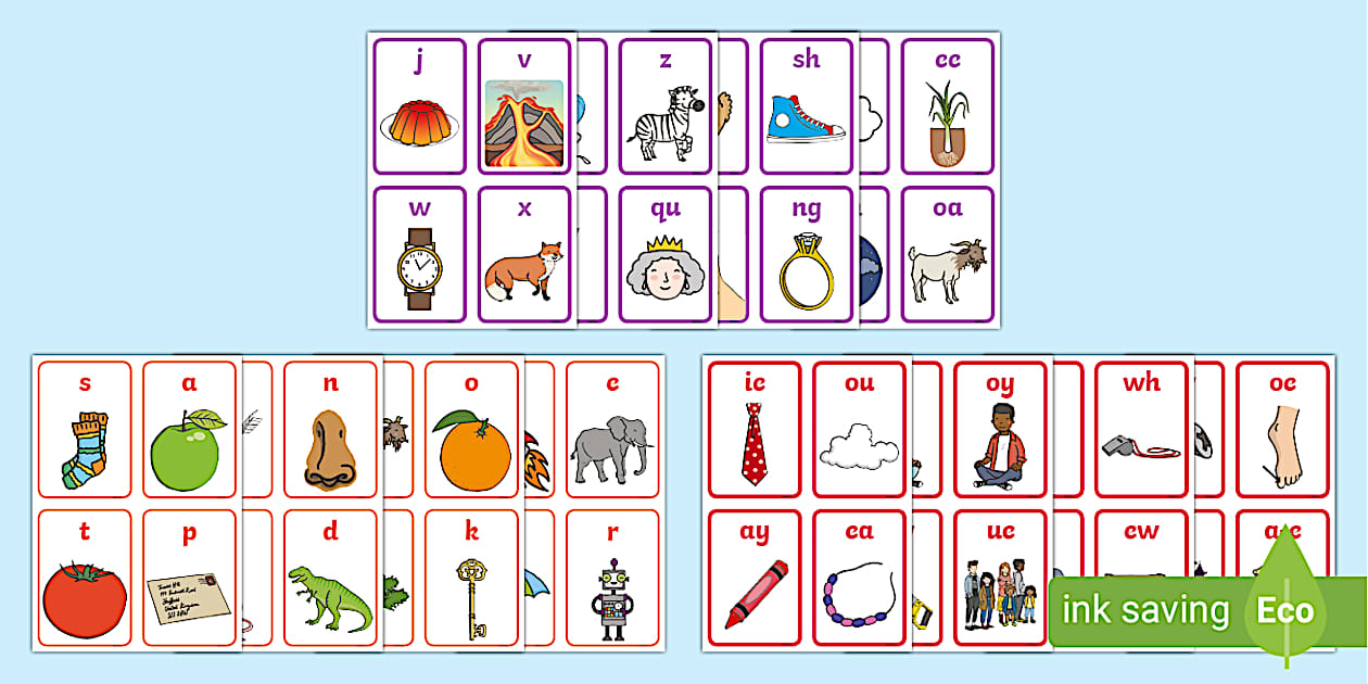 Phase 2, 3 and 5 Flashcards Resource Pack (teacher made)