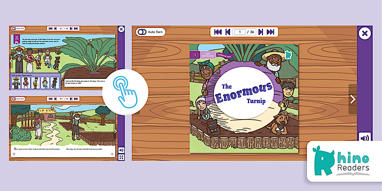 Level 1 Unit 2 Decodable Readers: The Enormous Turnip