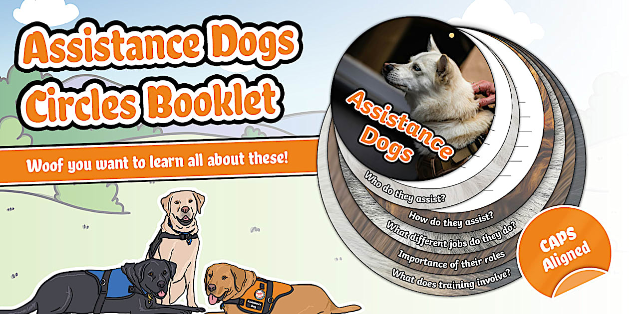 * NEW * Foundation Phase Life Skills - Assistance Dogs - Circles Booklet