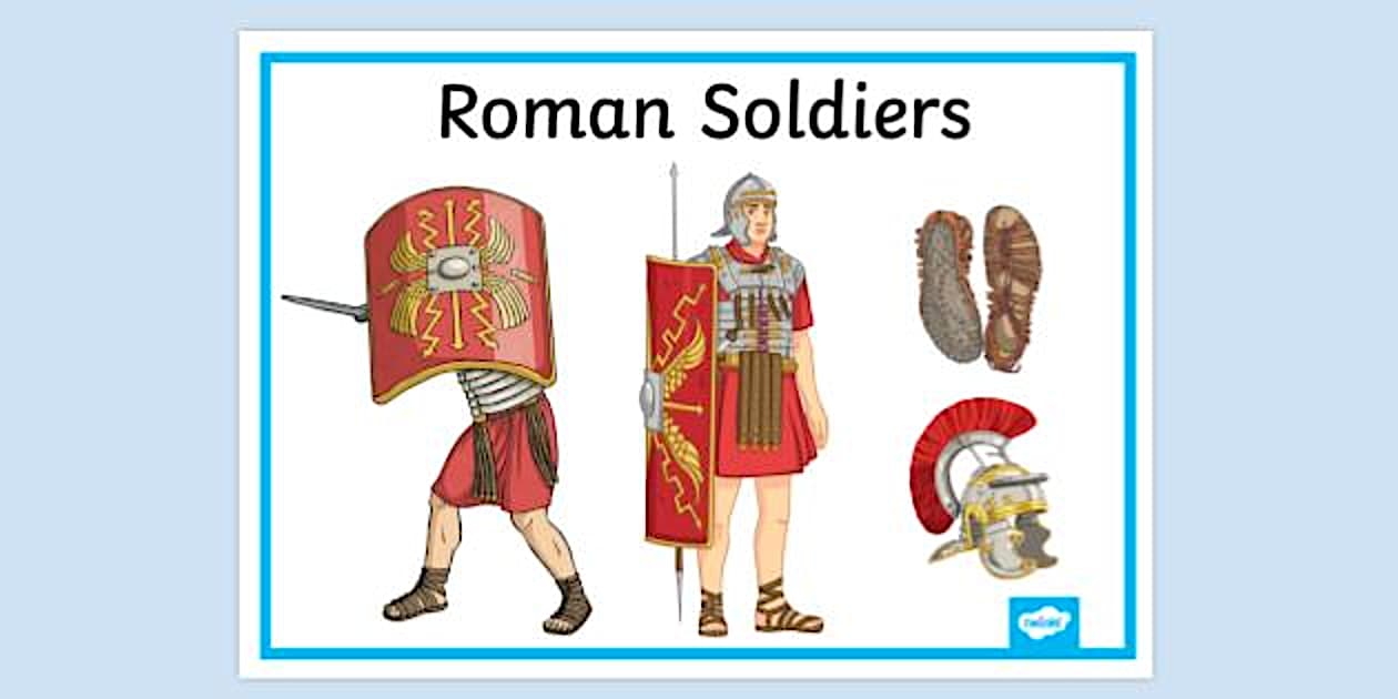 Poster of Ancient Roman Soldiers | Display Posters - Twinkl