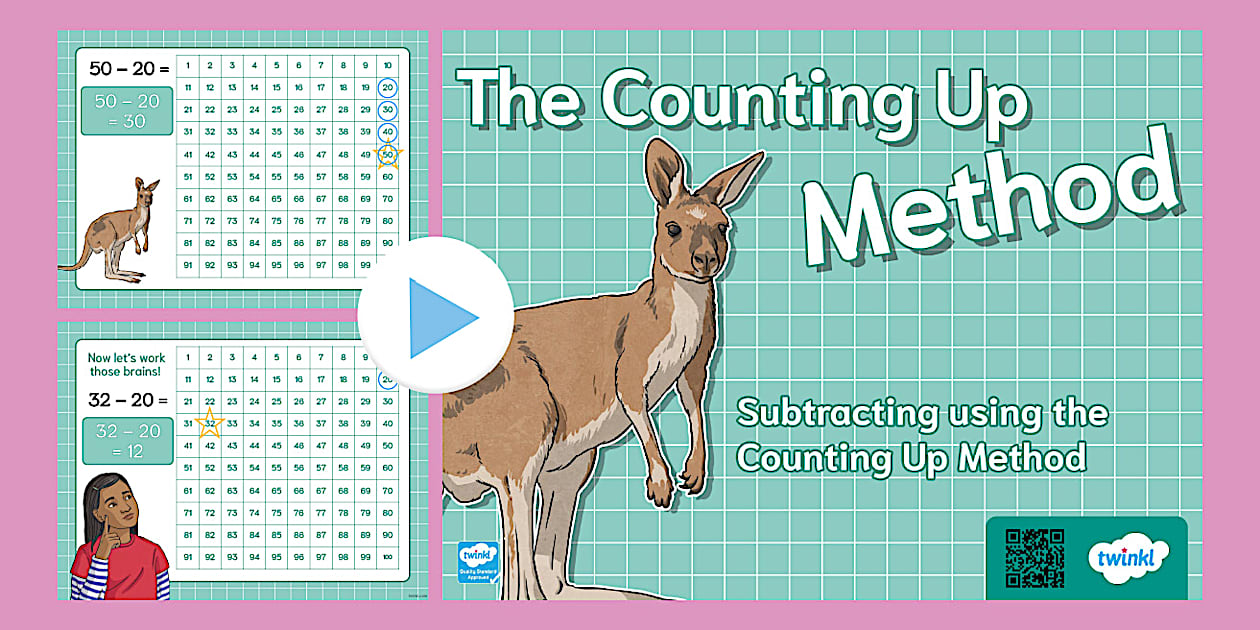 The Counting Up Method - Subtraction (teacher made) - Twinkl