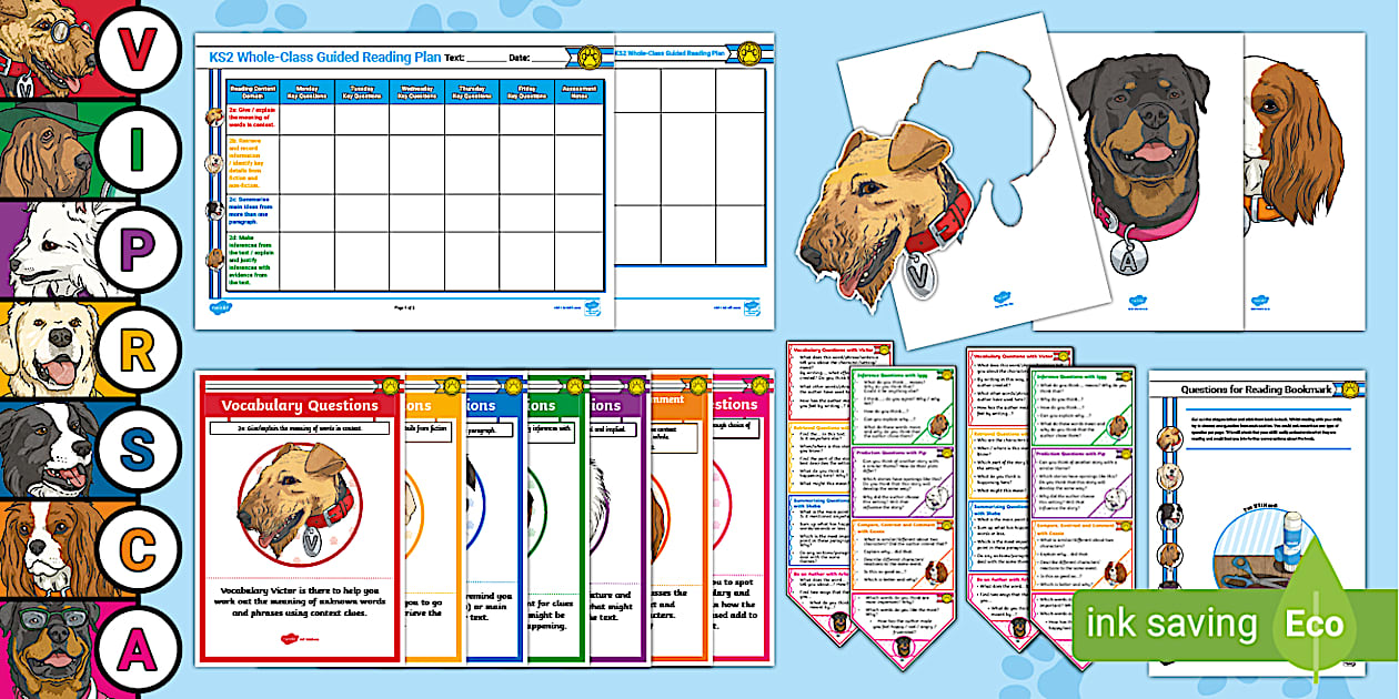 Whole-Class Guided Reading KS2 Resource Pack (teacher made)