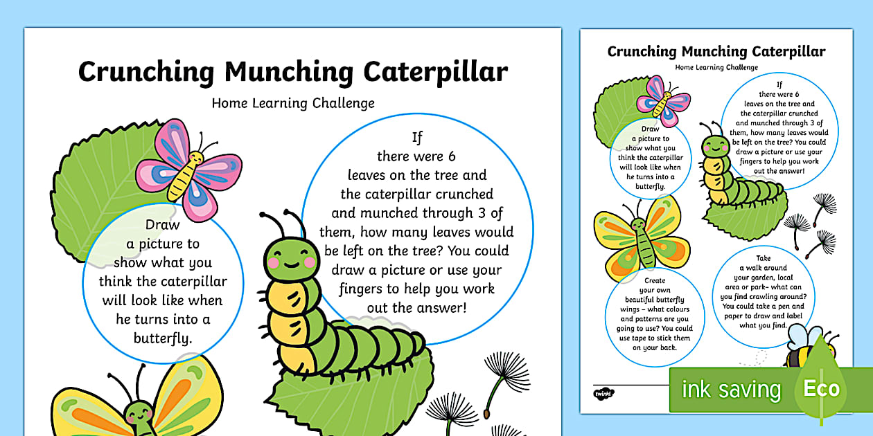 EYFS Home Learning Challenge Nursery FS1 (teacher made)