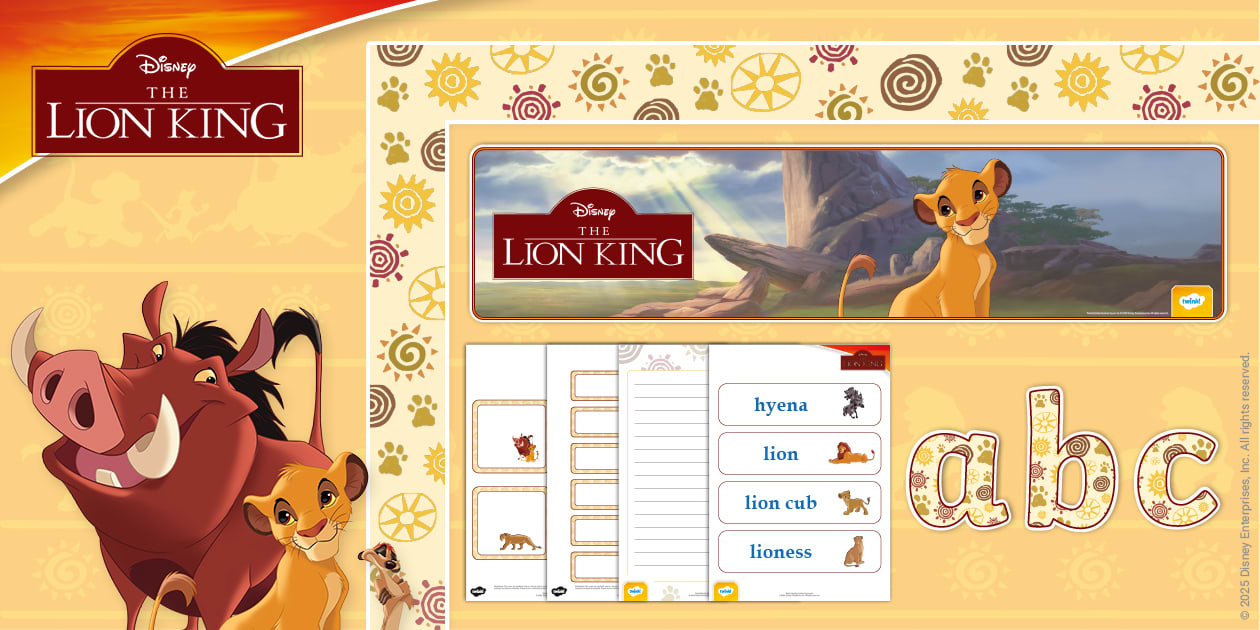 Disney’s The Lion King Display Board Pack