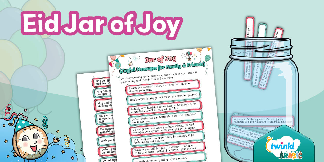 Jar of Joy - Joyful Eid Messages for Family and Friends