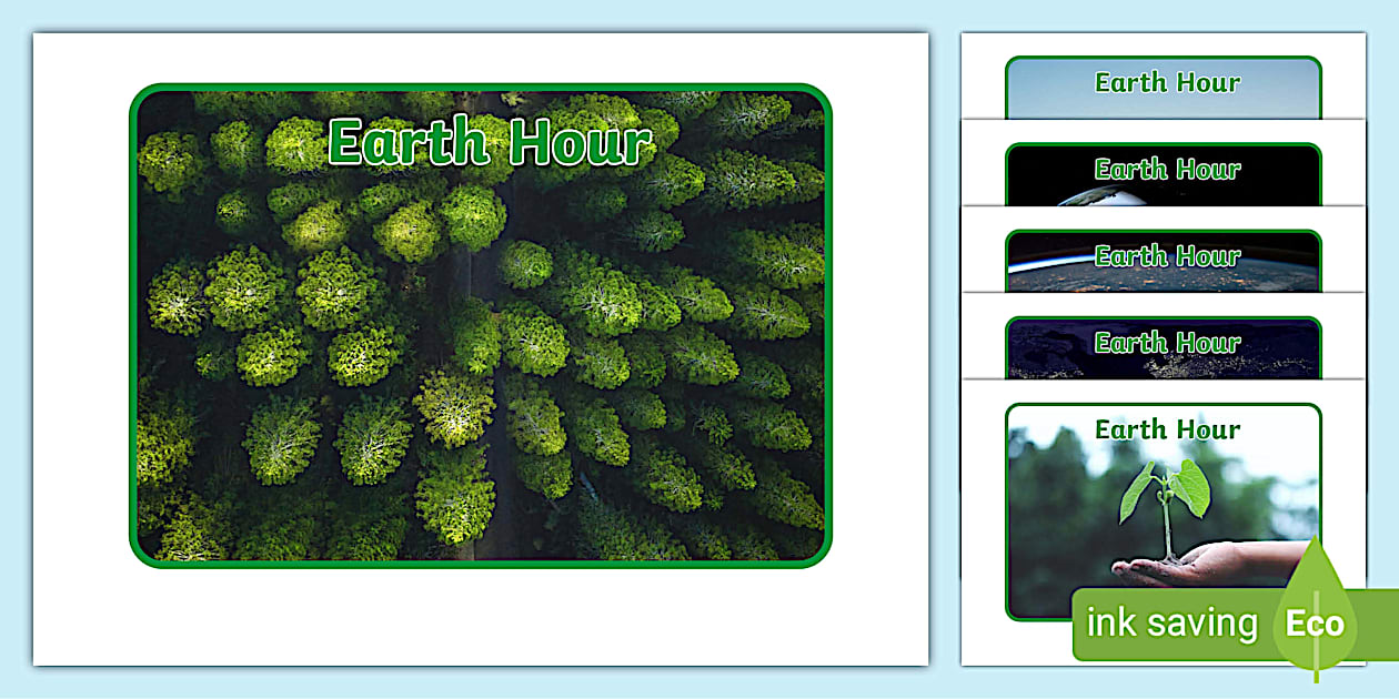 Earth Hour Photo Pack (teacher made) - Twinkl