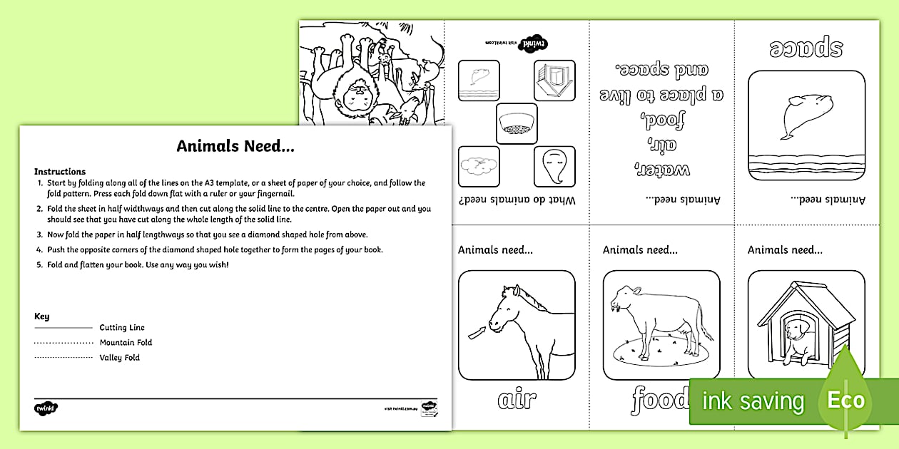 Animal Booklet | Animal Needs | Twinkl Resources - Twinkl