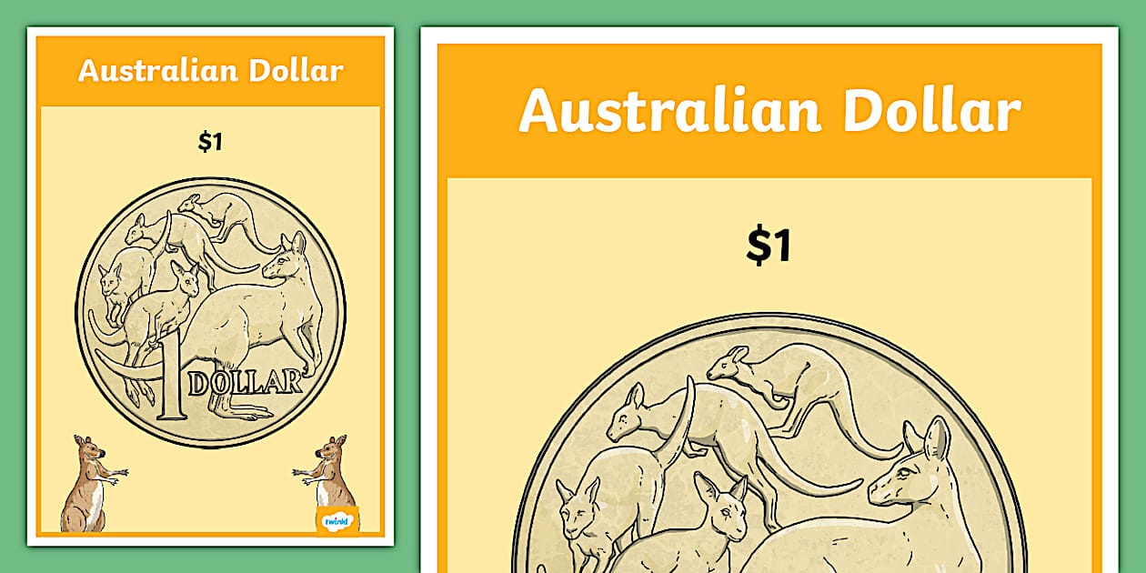 Sign for Australian Dollar Display Poster (teacher made)