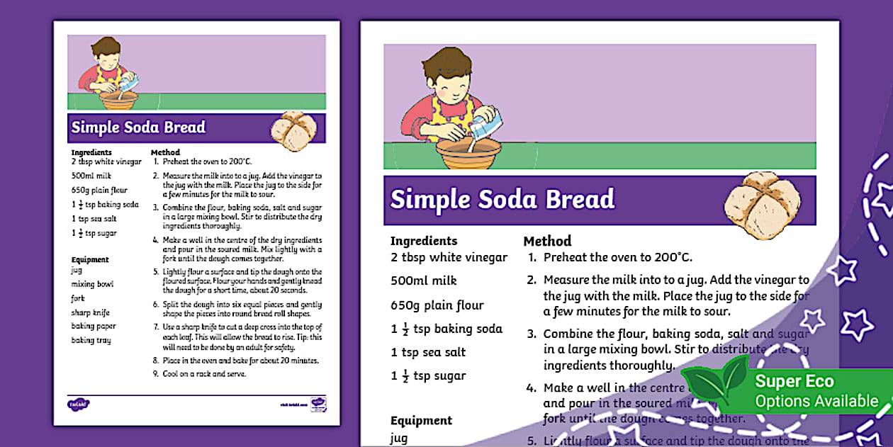 Simple Soda Bread Recipe (teacher made) - Twinkl
