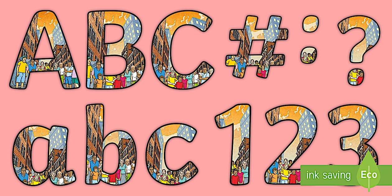 Humanities Display Lettering - Twinkl