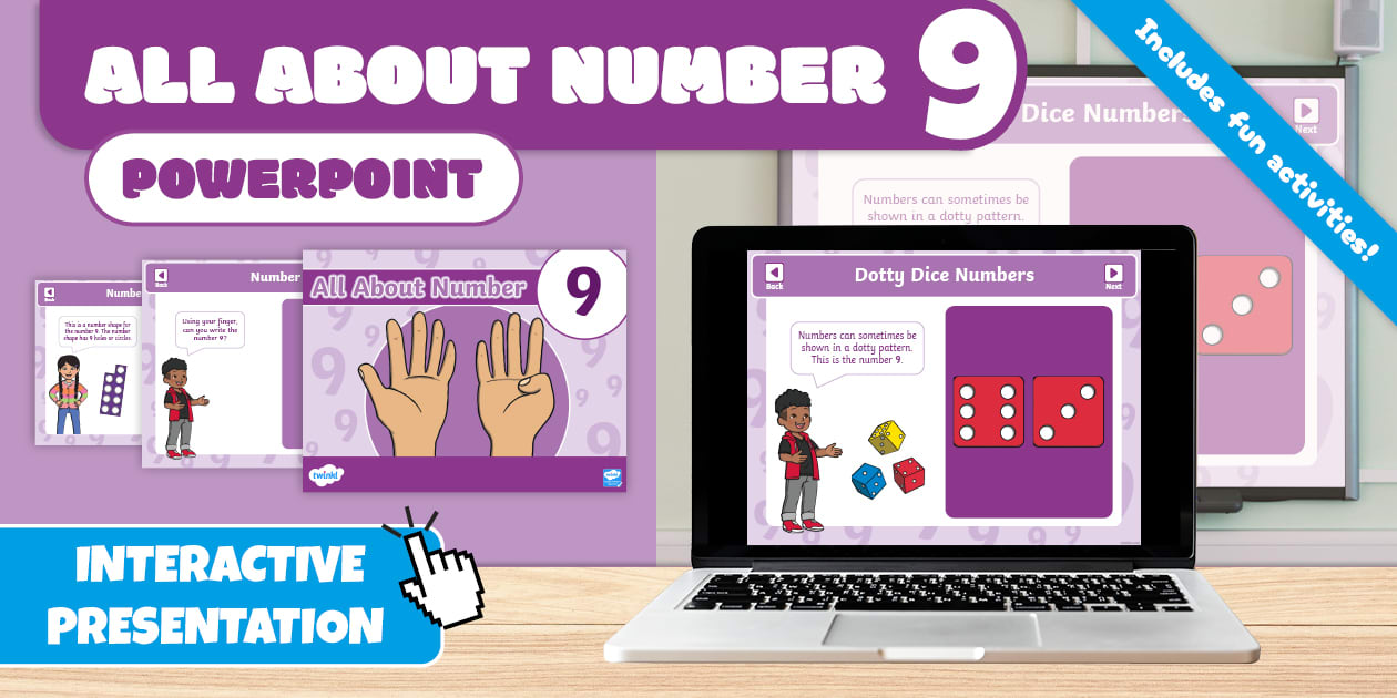 All About the Number 9 PowerPoint | Twinkl
