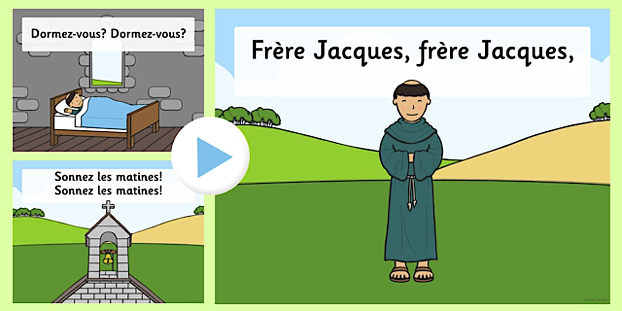 Frère Jaques | French Poems For Kids | Twinkl - Twinkl