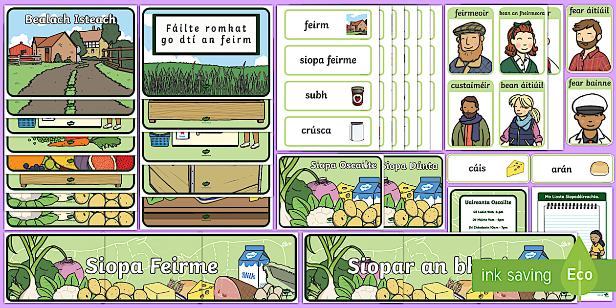 The Farm as Gaeilge Aistear Display Pack