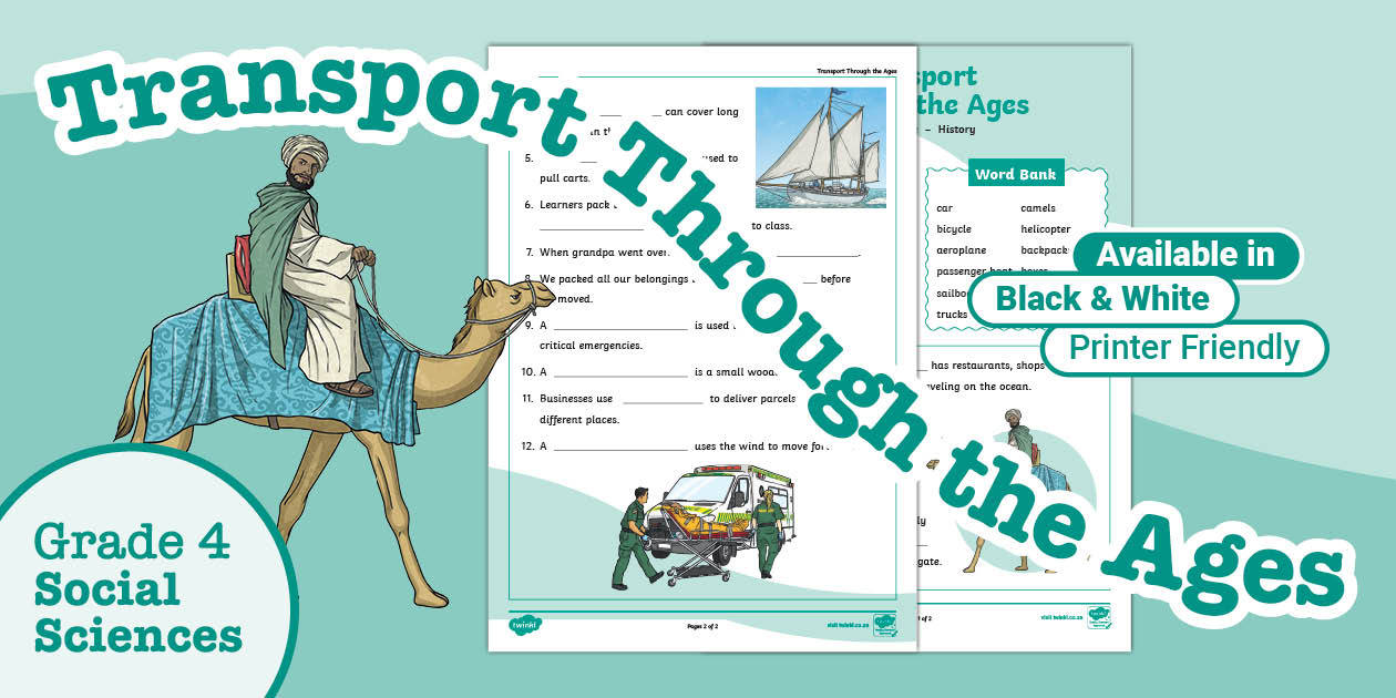 Gr4-SS History- Transport Through the Ages - Activity(CAPS)