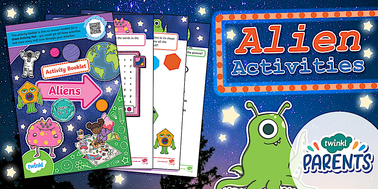 Aliens Activity Booklet (Ages 5–7)