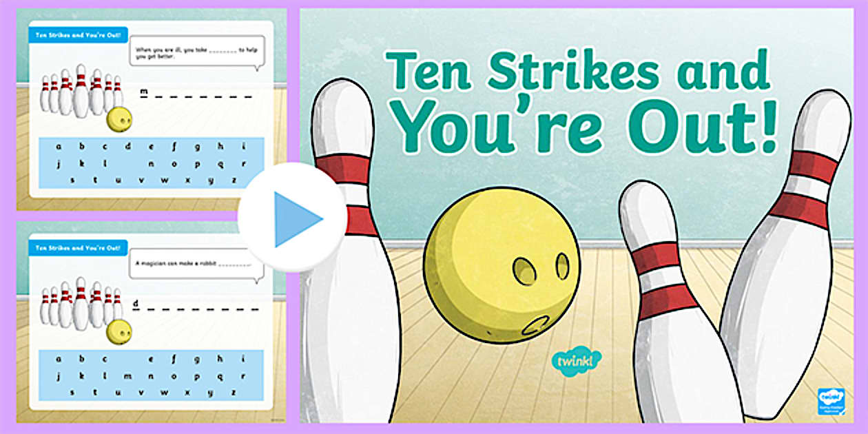 Ten Strikes and You're Out PowerPoint - Twinkl