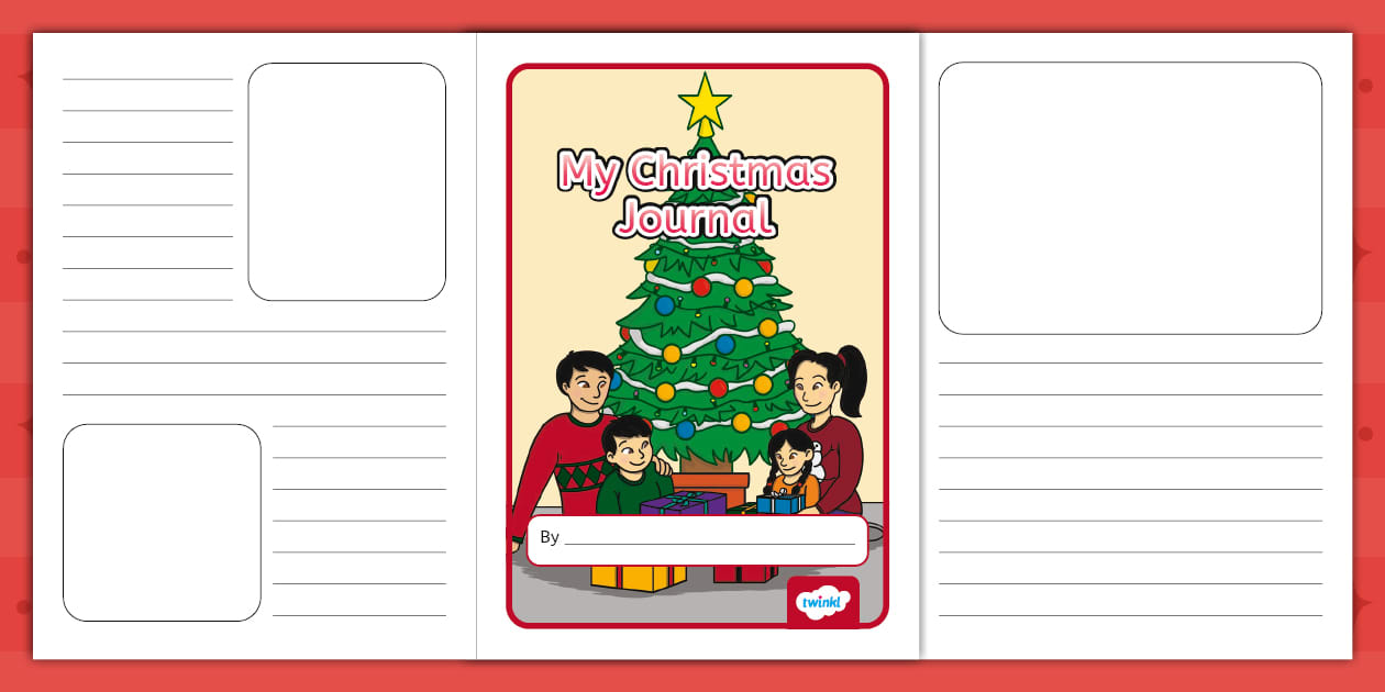 Christmas Journal Writing Frame (teacher made) - Twinkl