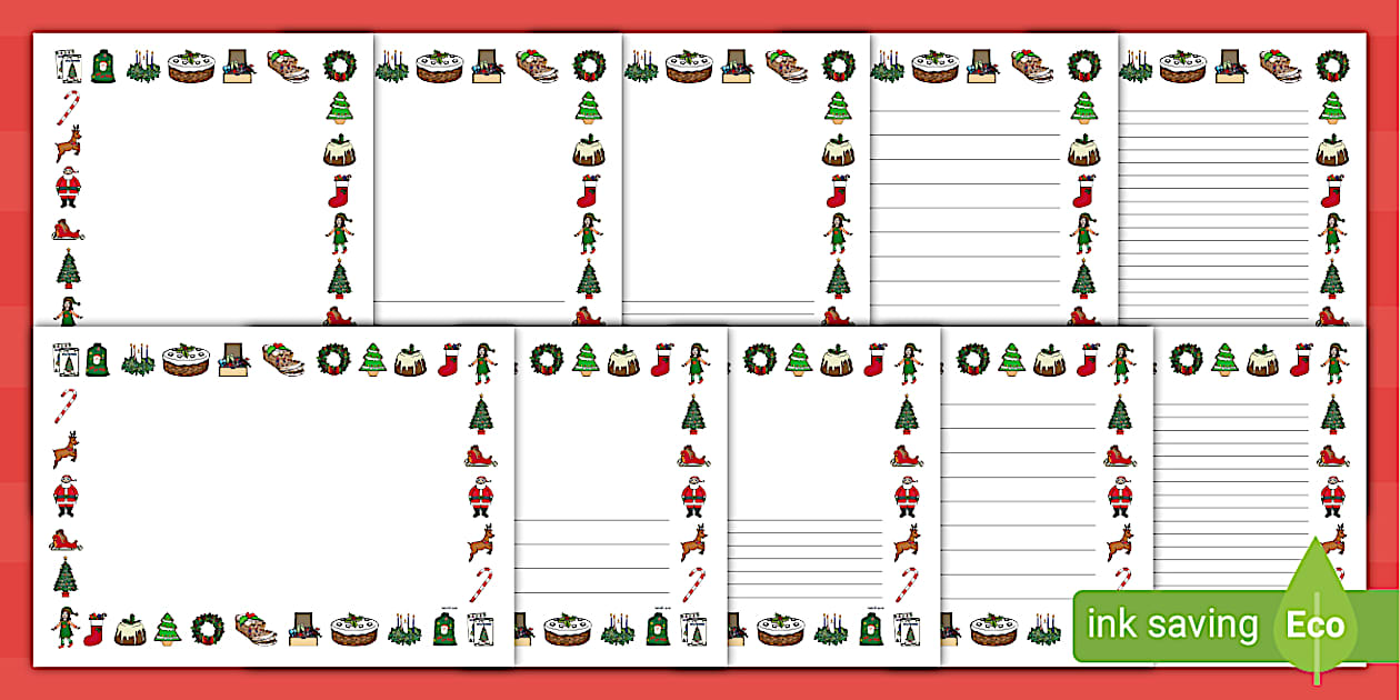 Christmas Page Border Pack | Twinkl Learning Resources