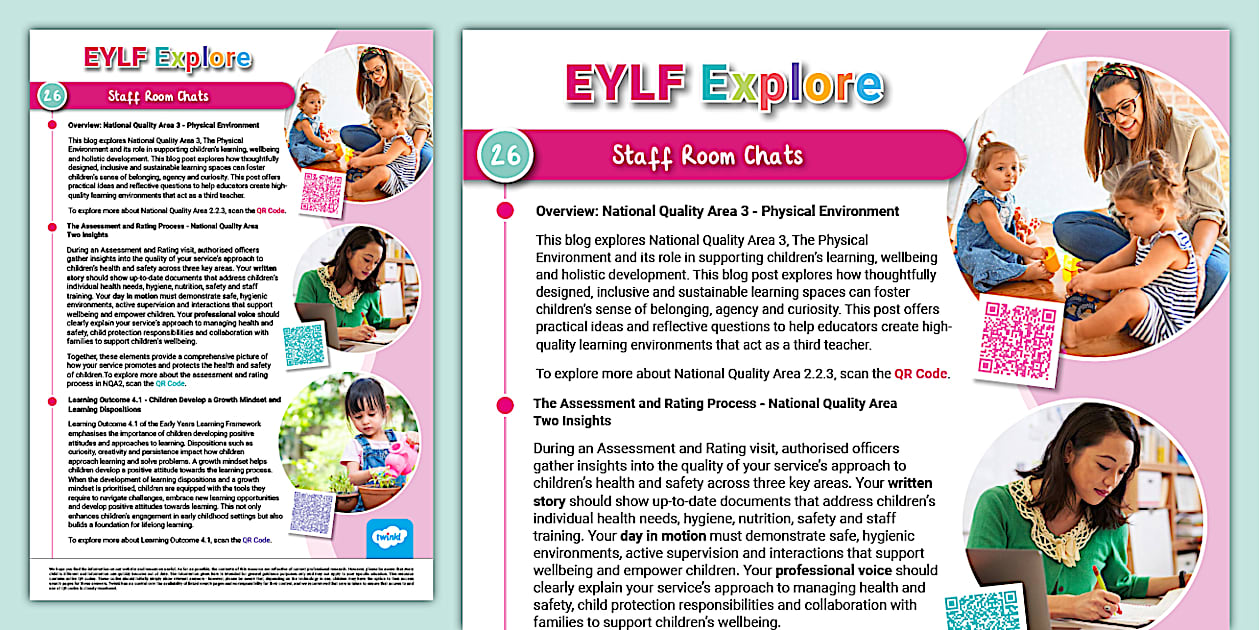 EYLF Explore Vol 26 (Hecho por educadores) - Twinkl