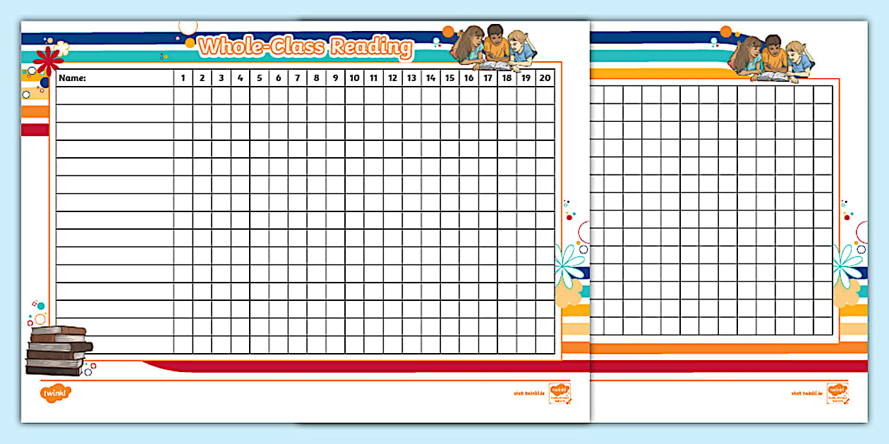 Whole Class Reading Reward Chart (teacher made) - Twinkl