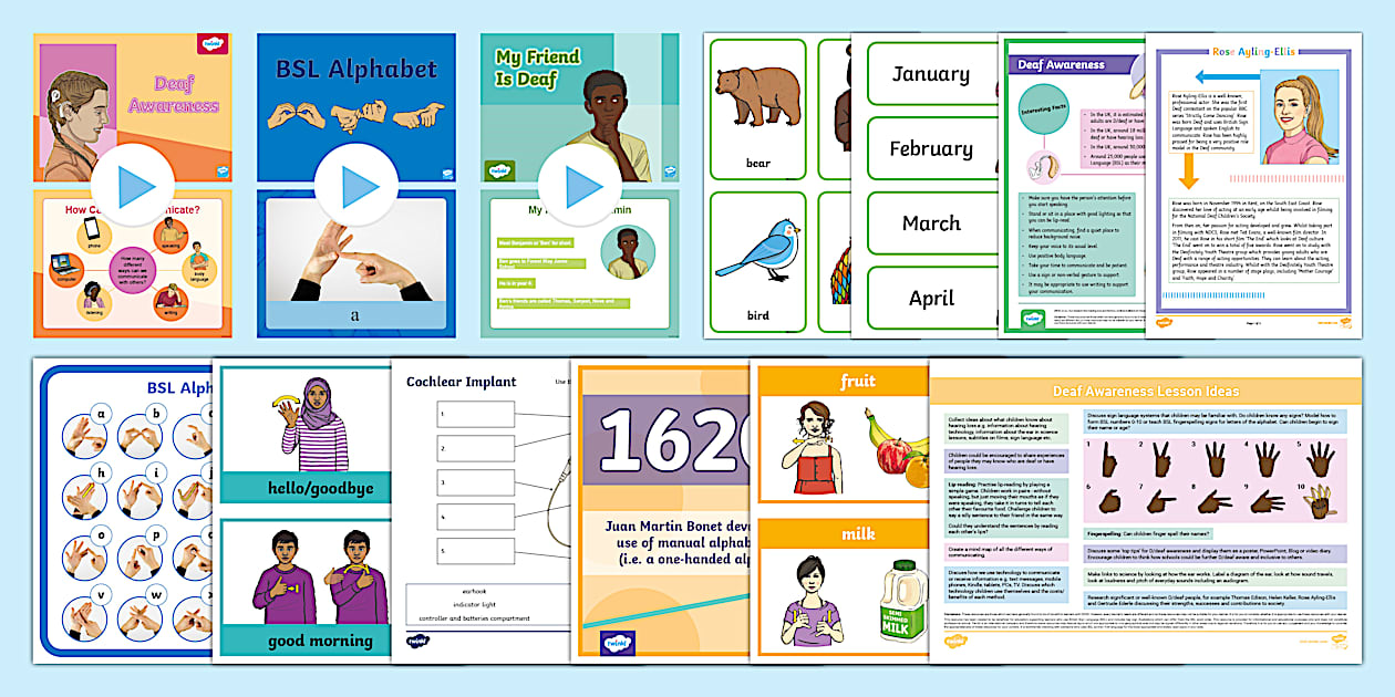 Deaf Awareness Pack (teacher made) - Twinkl