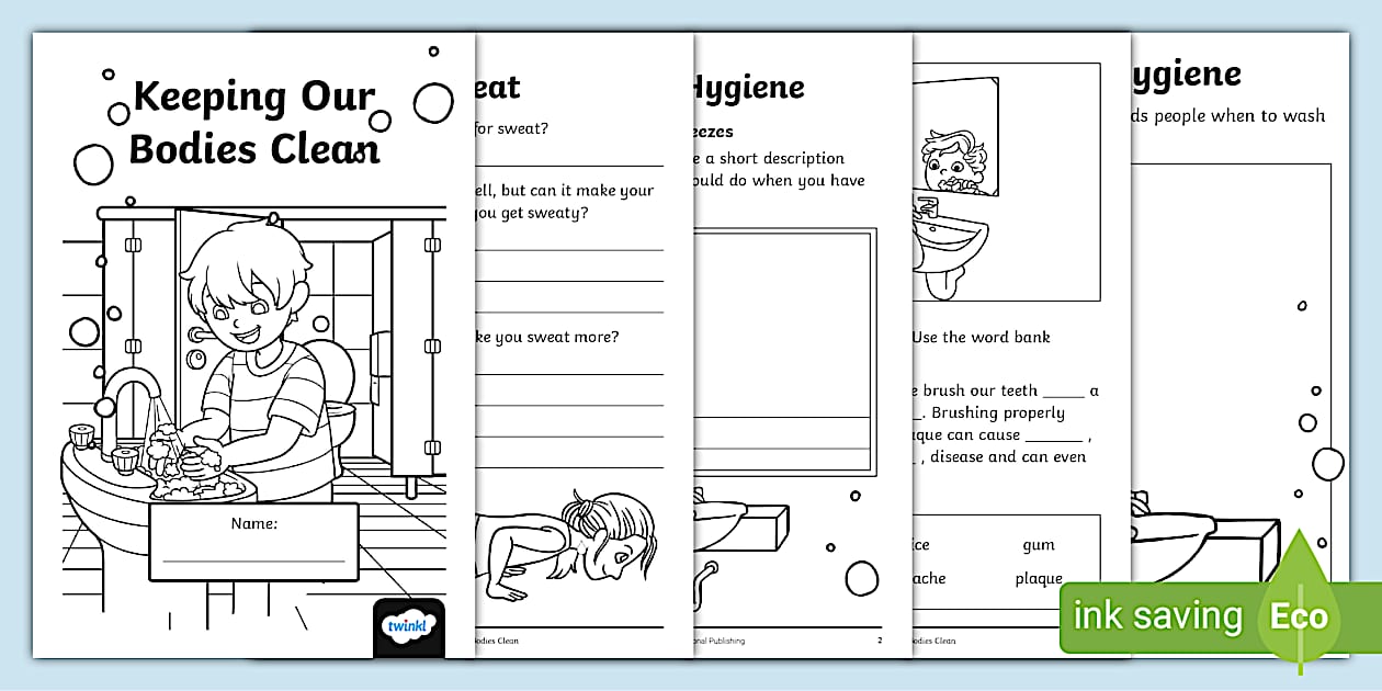 Keeping My Body Clean Booklet | Personal Hygiene Activities Keeping My Body Clean Booklet | Personal Hygiene Activities