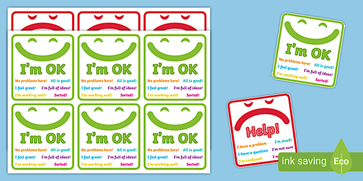 Table Help Signs (teacher made) - Twinkl