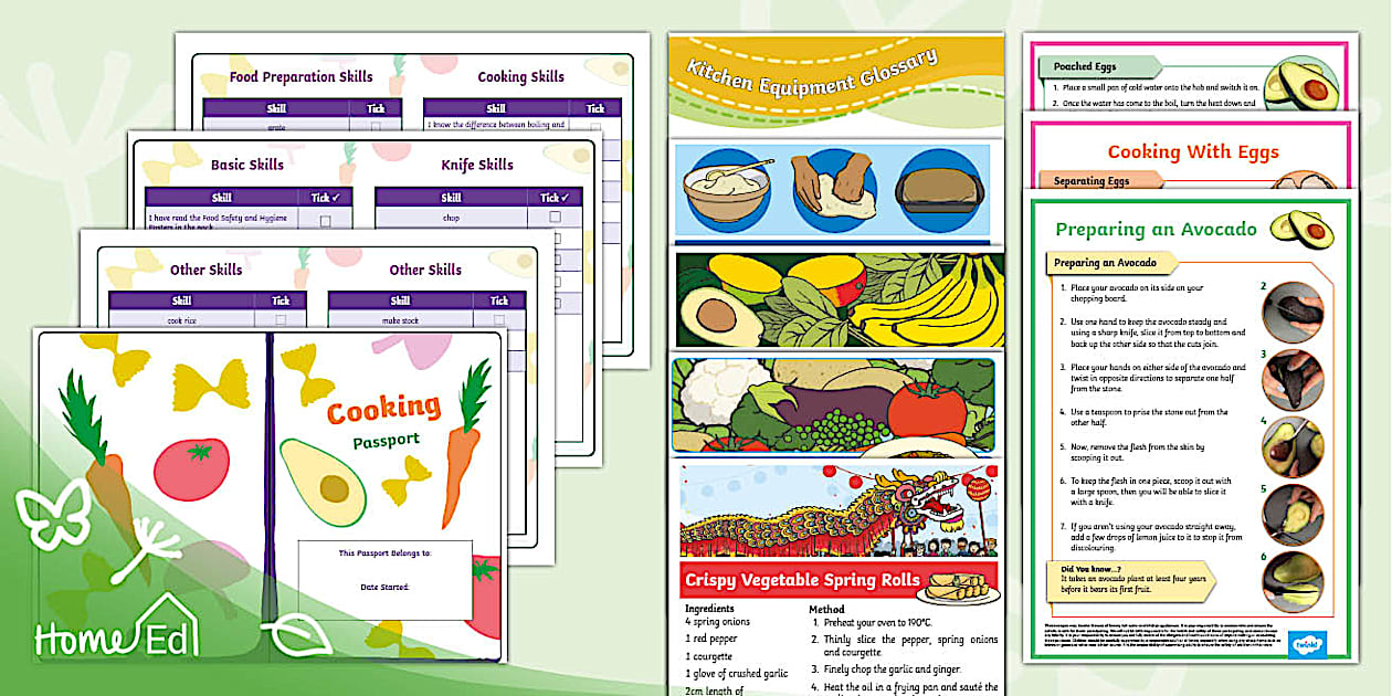 Cooking Passport (teacher made) - Twinkl