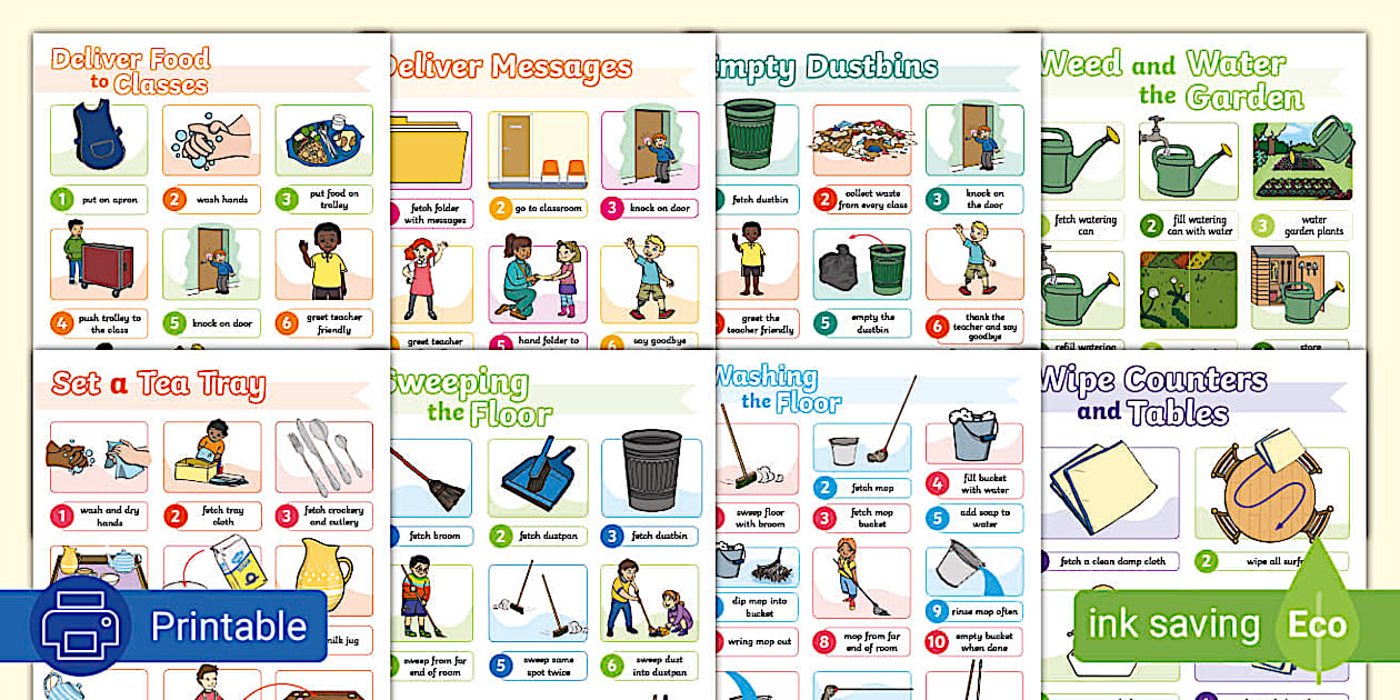 Working Within a Task Schedule Display Pack - Twinkl