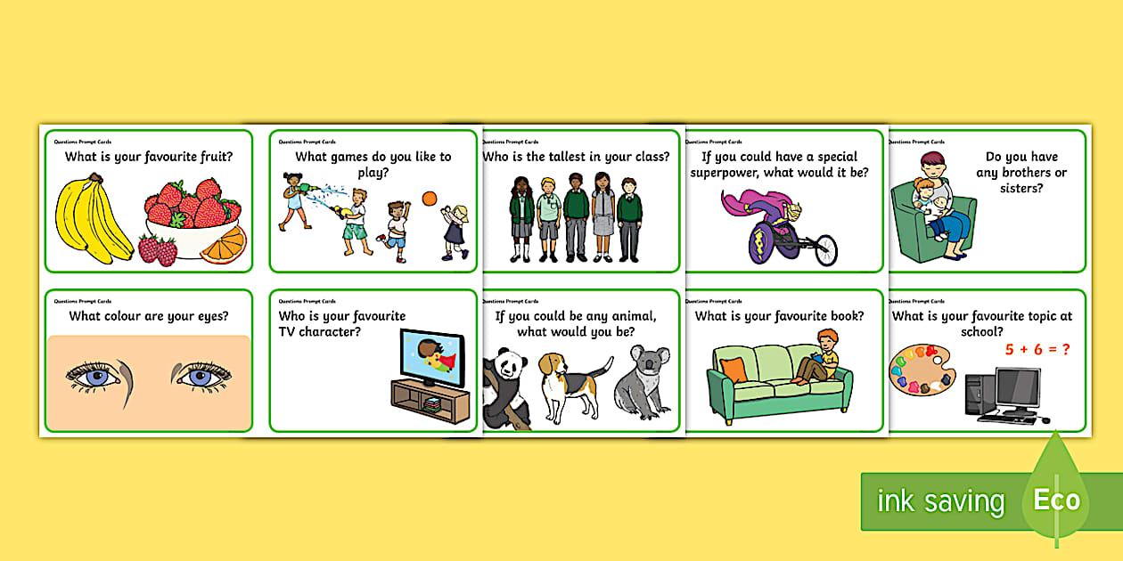 Question Prompt Cards (teacher made) - Twinkl