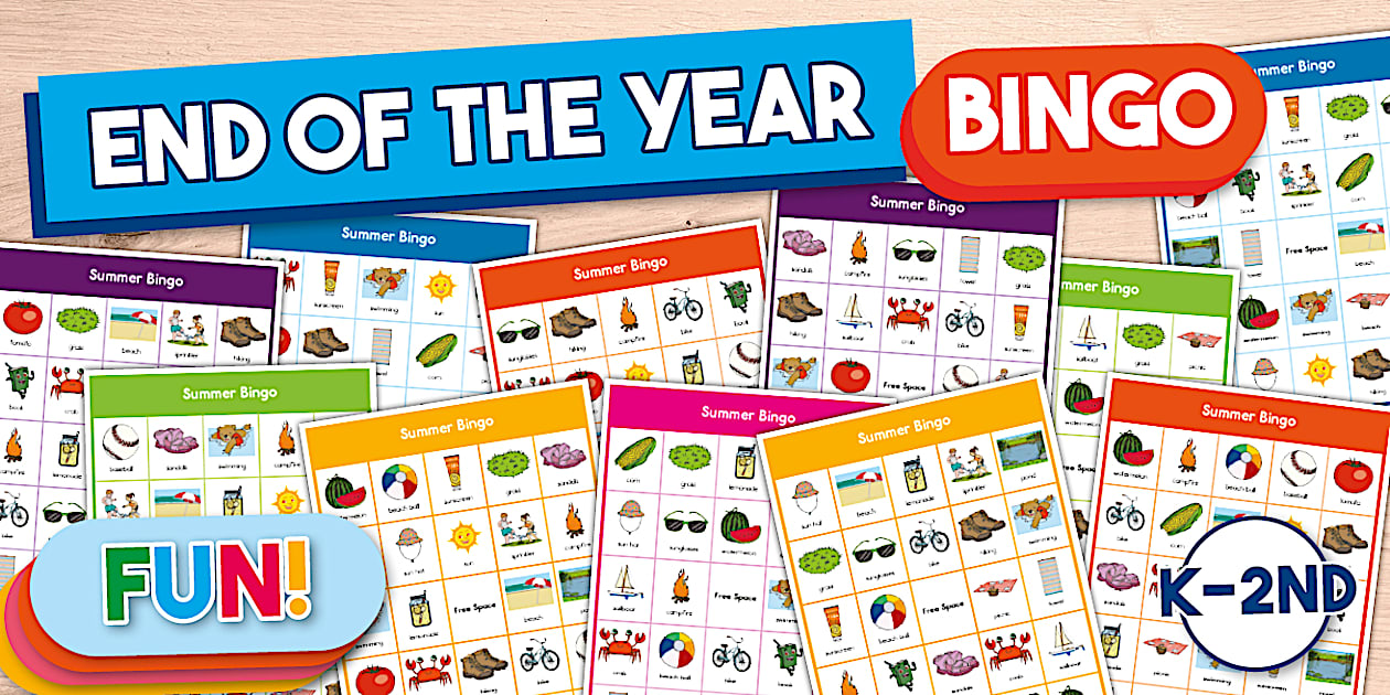 End of the Year Bingo (teacher made) - Twinkl