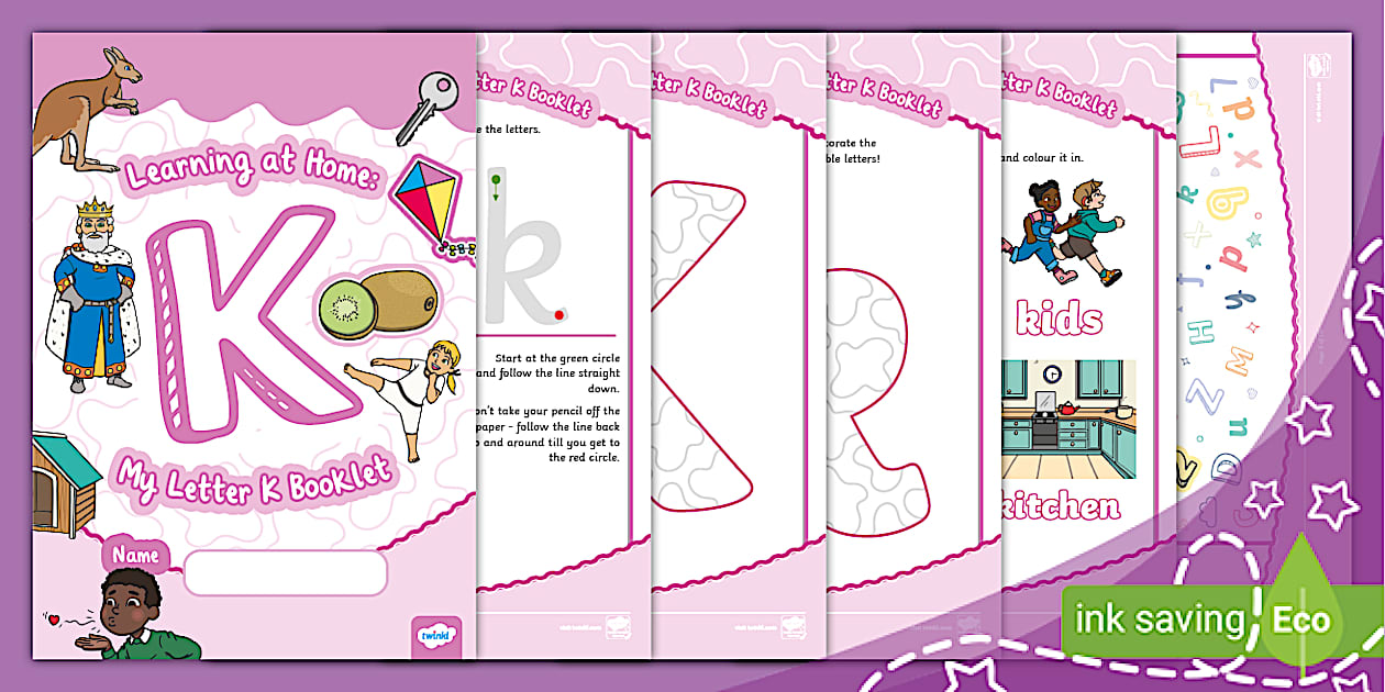 Learning at Home: My Letter ‘K’ Activity Booklet