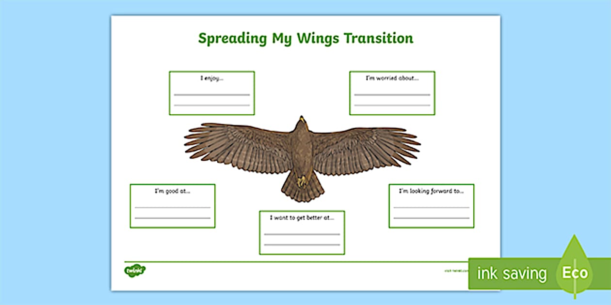 KS2 Spreading My Wings Transition Activity (teacher made)