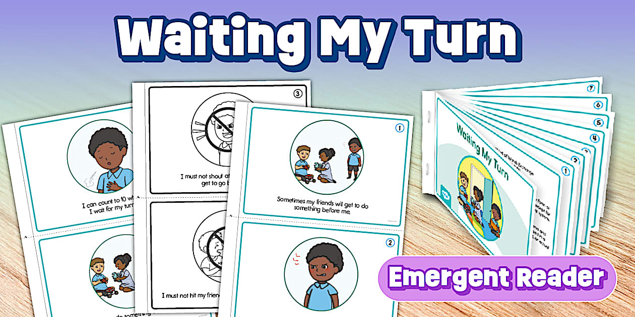 Waiting My Turn Emergent Reader