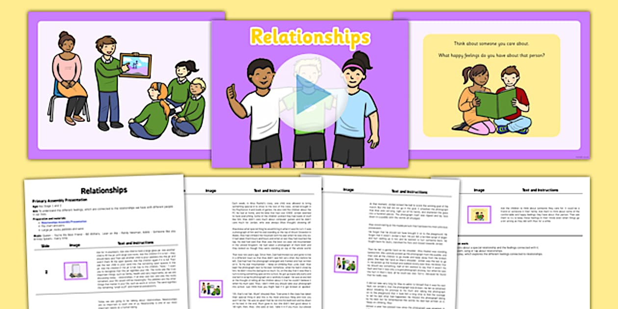 SEAL Relationship Assembly Pack (teacher made) - Twinkl