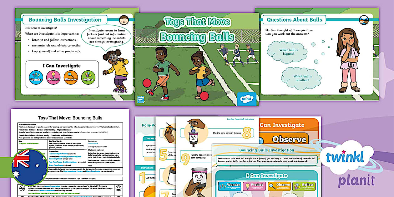Foundation Science Toys That Move Lesson 3 Bouncing Balls