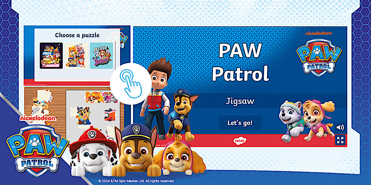 FREE! - PAW Patrol Jigsaw Puzzle | Interactive Jigsaw | Twinkl