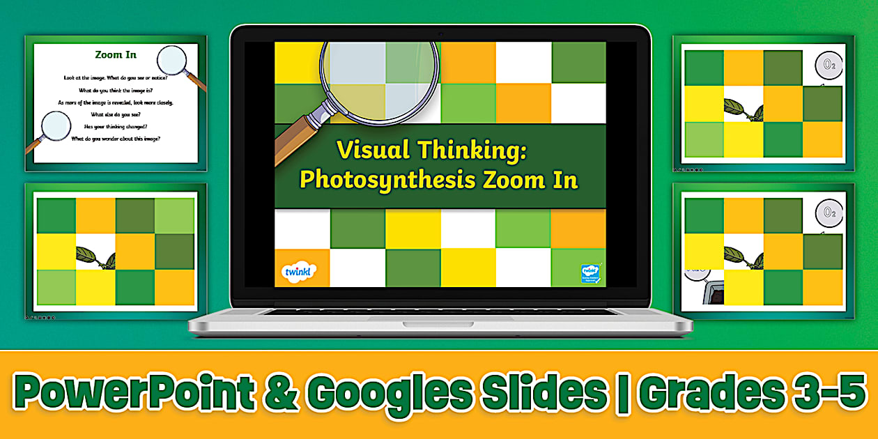 Visual Thinking: Photosynthesis Zoom In PowerPoint