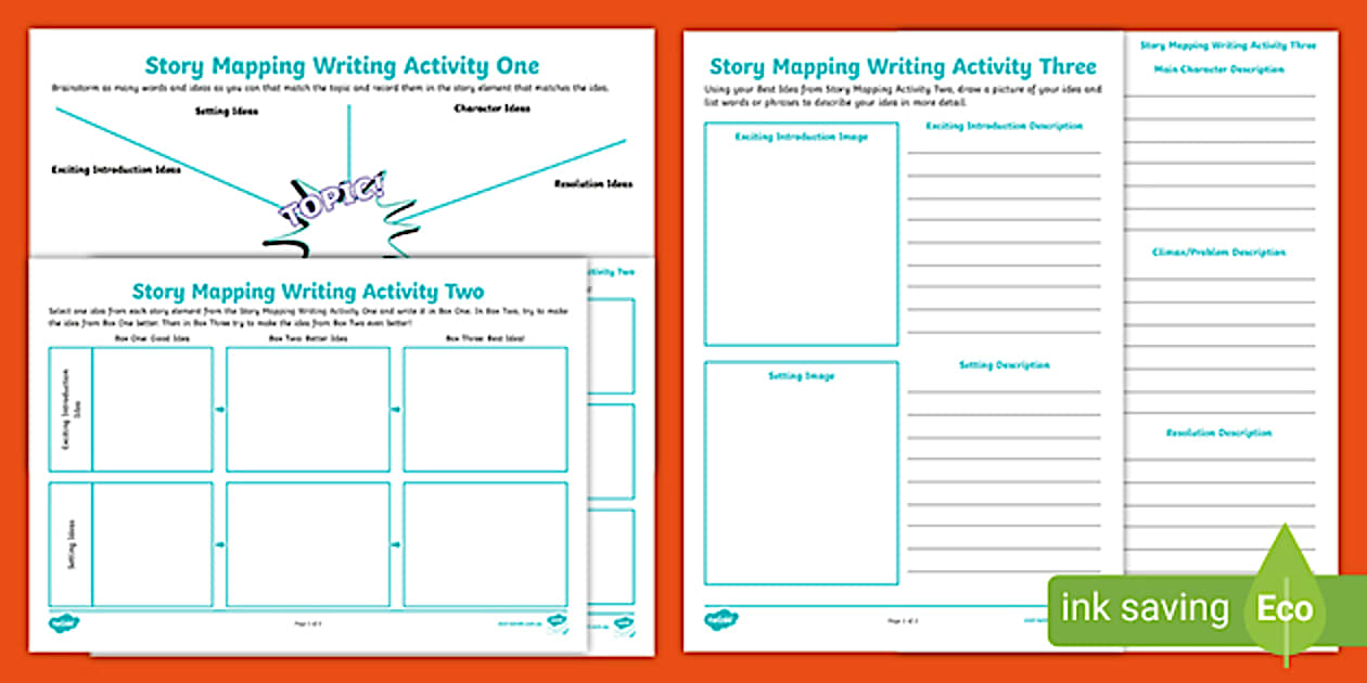 Do Away with the Dull Story Mapping - Fiction Book Template