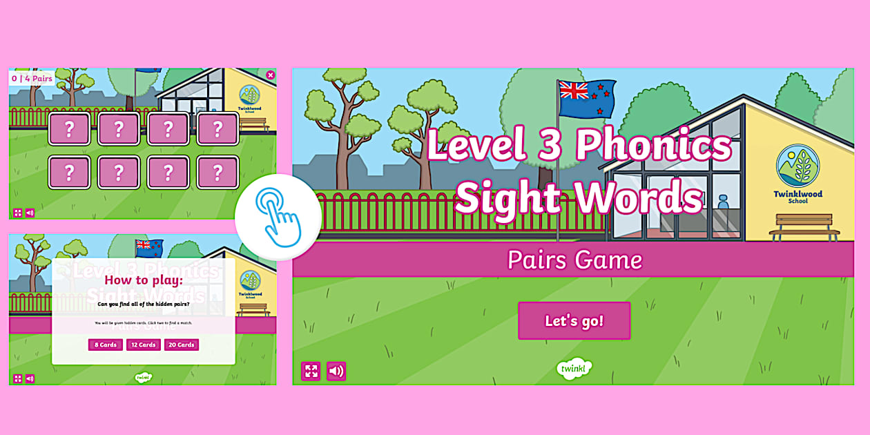 Level 3 Sight Words Pairs Game (teacher made) - Twinkl