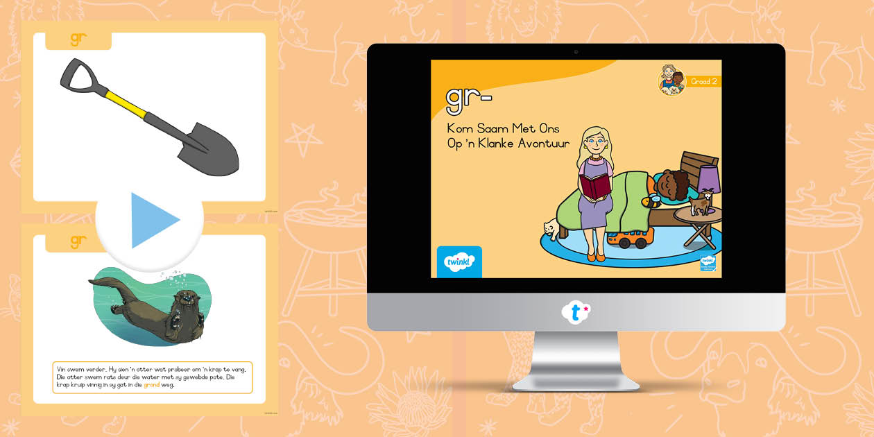 Graad 2 Klanke Lesaanbieding gr- (Teacher-Made) - Twinkl