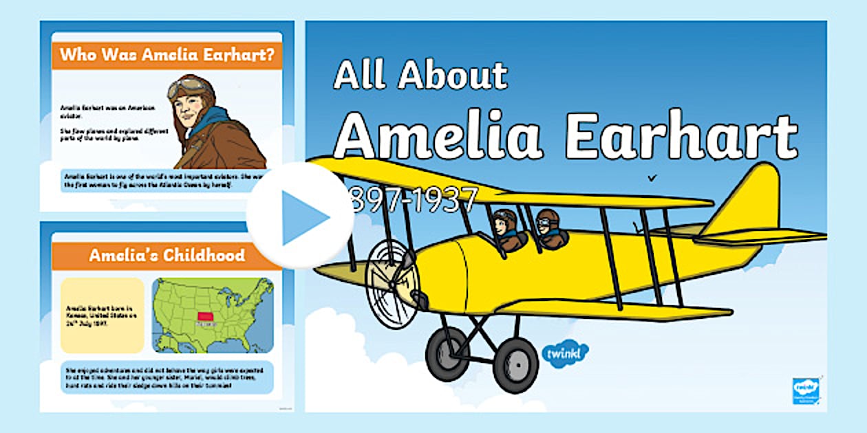 All About Amelia Earhart (teacher made) - Twinkl