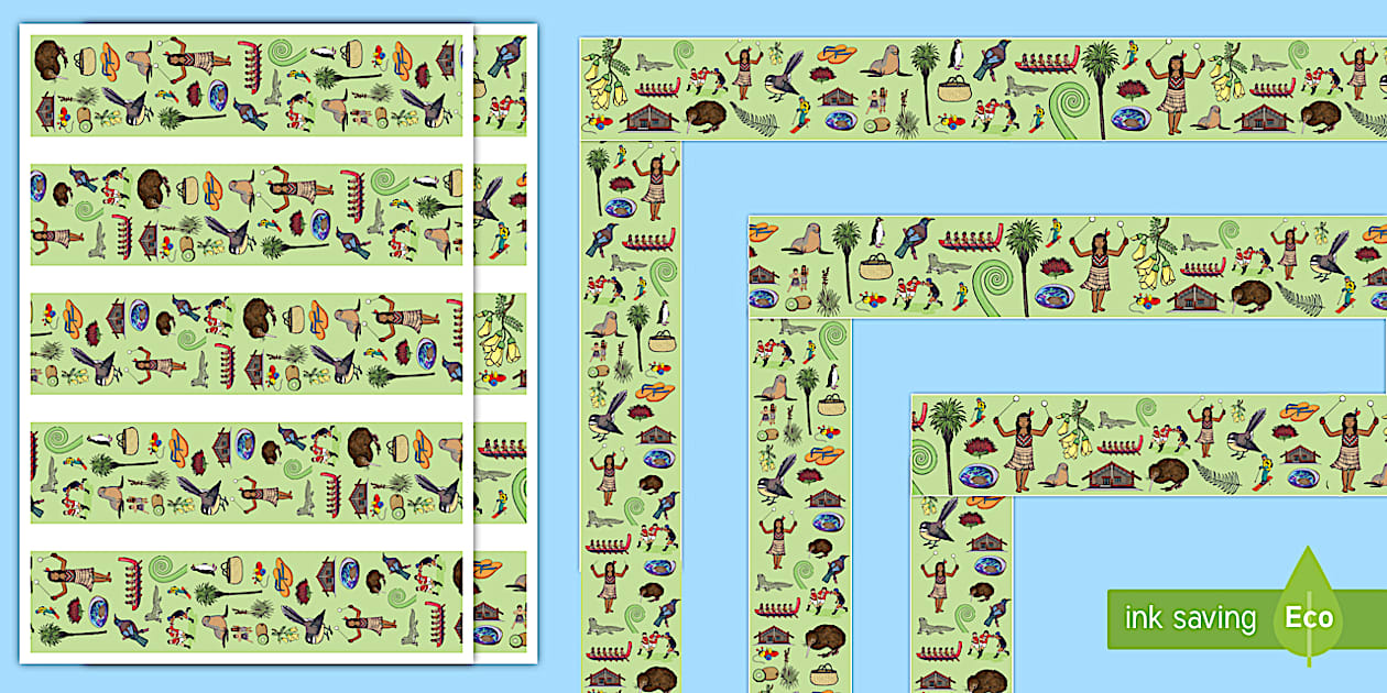 Kiwiana Art Display Borders - ECE - Twinkl NZ - Twinkl
