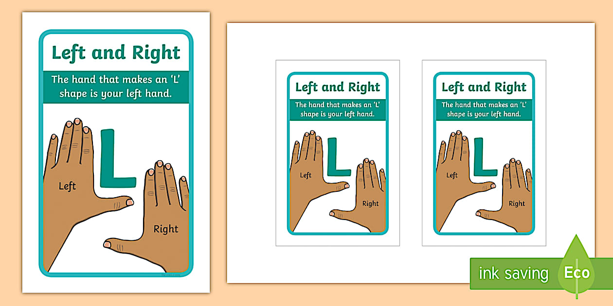 SA Left and Right Prompt IKEA Tolsby/Fiestad Frame - Twinkl